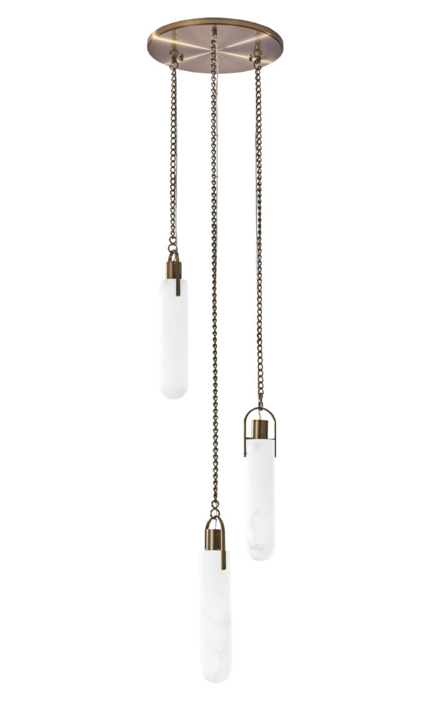 Flint 3-Drop Large Canopy - Kalco Lighting
